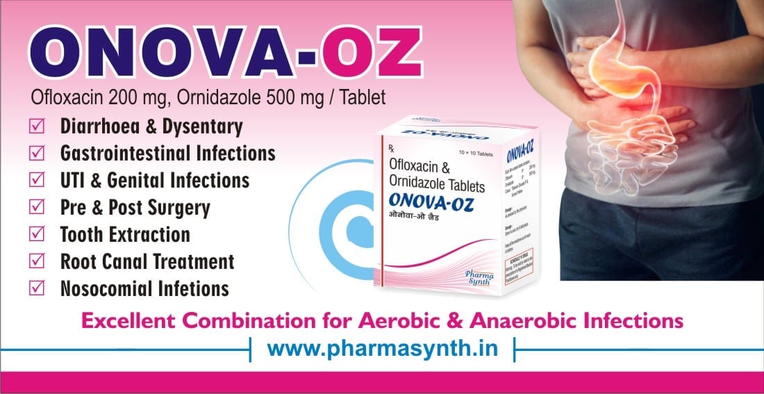 ONOVA-OZ Tablet: Composition, SideEffects, Precautions| Pharmasynth