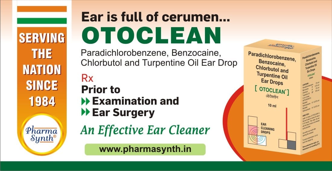 Otoclean Ear Drop: Dosage, Side Effects, Precautions|Pharmasynth